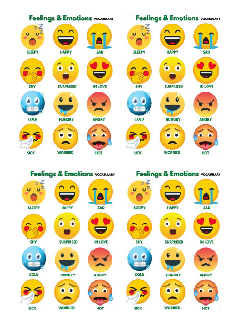 Feelings Emotions | PDF
