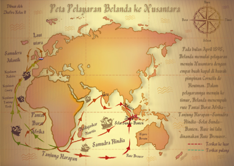 Peta Penjelajahan Belanda | PDF