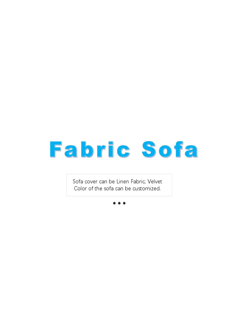 Fabric Sofa | PDF