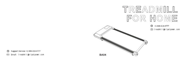 BA04 Treadmill | PDF