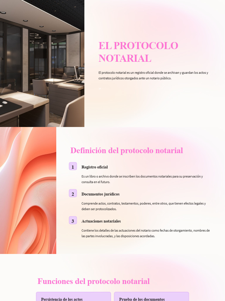 Tema 7 El Protocolo Notarial | PDF