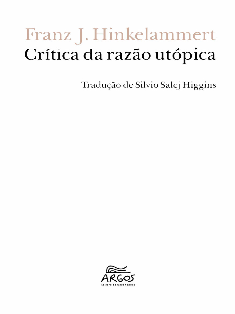 Crítica Da Razao Utópica | PDF | Pensamento | Conservadorismo Crítica Da Razao Utópica | PDF | Pensamento | Conservadorismo