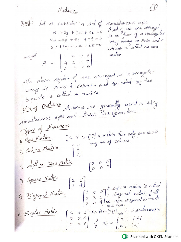Unit 1 Maths | PDF