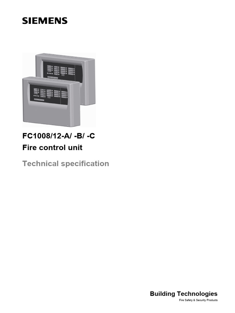 Siemens Fire Tech Support Contact | PDF | Safety | Fuse (Electrical)