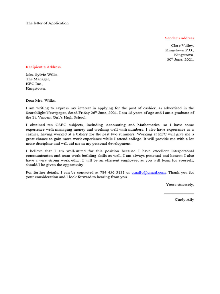 Example Letters-2 | PDF