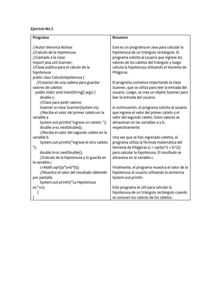 Ejercicios 21 | PDF | Java (lenguaje de programación) | Matemáticas