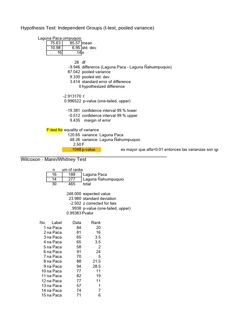 ANOVA FUNDAMENTOS | PDF | Variance | Scientific Method