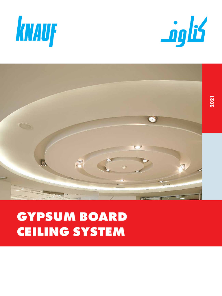 Knauf ASTM Ceiling Manual.2021 | PDF | Drywall | Wall