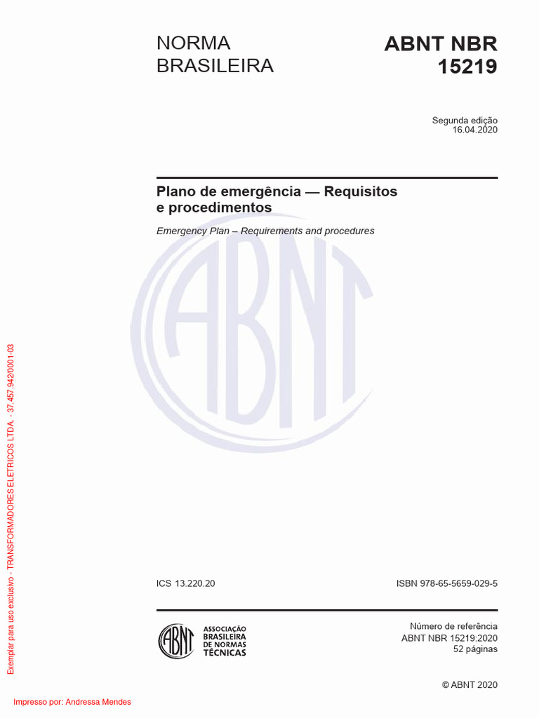 Abnt NBR 15219 2020 | PDF | Acessibilidade