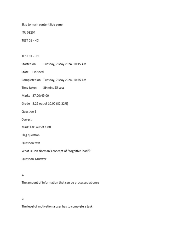 Hci Questions | PDF | Human–Computer Interaction | Graphical User ...