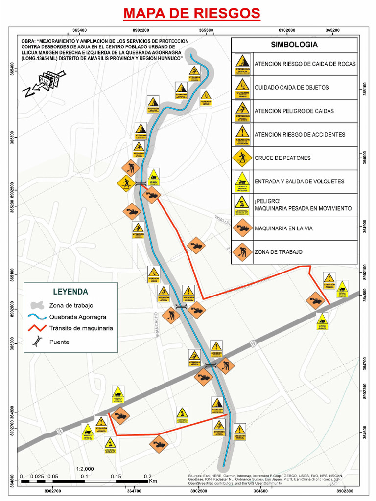 Mapa de Riesgos Obra-01 | PDF