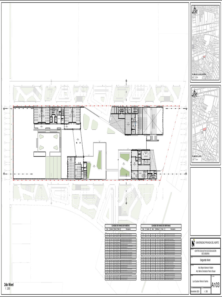 Plano - A103 - Segundo Nivel | PDF