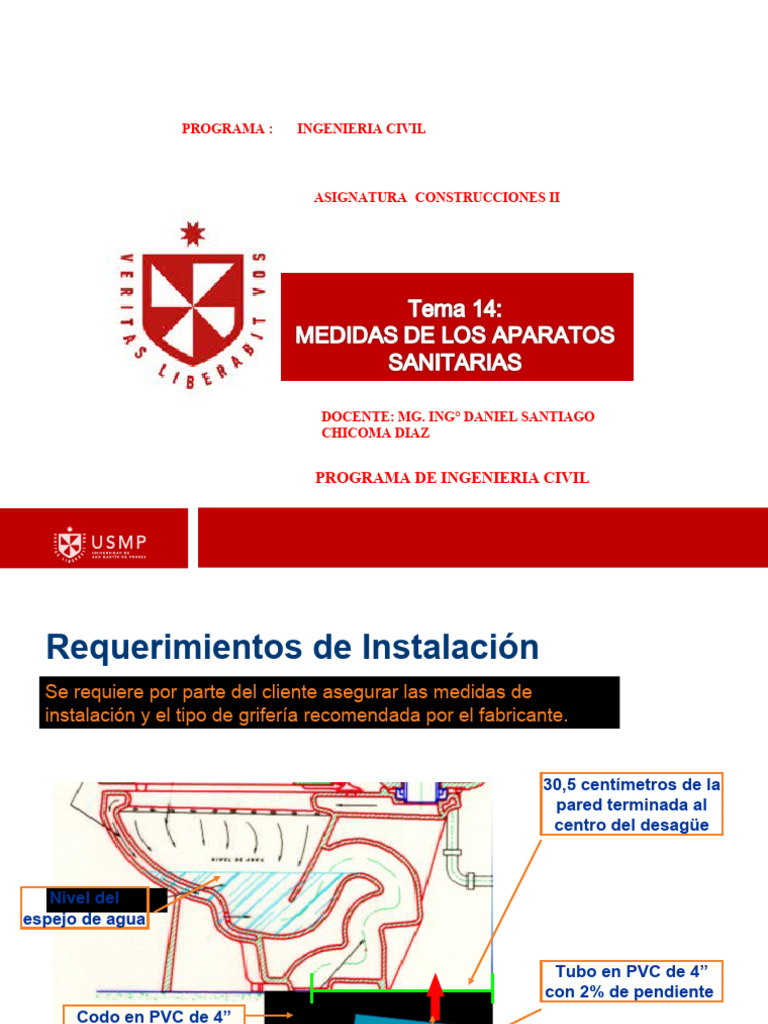Sistema de Medidas de Instalaciones Sanitarias | PDF | Tap (Válvula ...