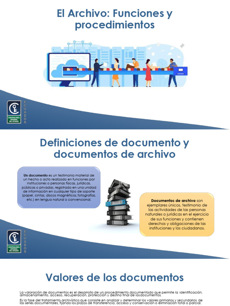 Funciones y Procedimientos de Los Archivos | PDF | Documento | Archivo