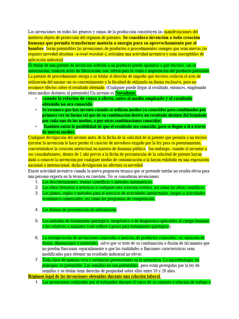 Comercial Segundo Parcial v2 | PDF | Patentar | Bancarrota