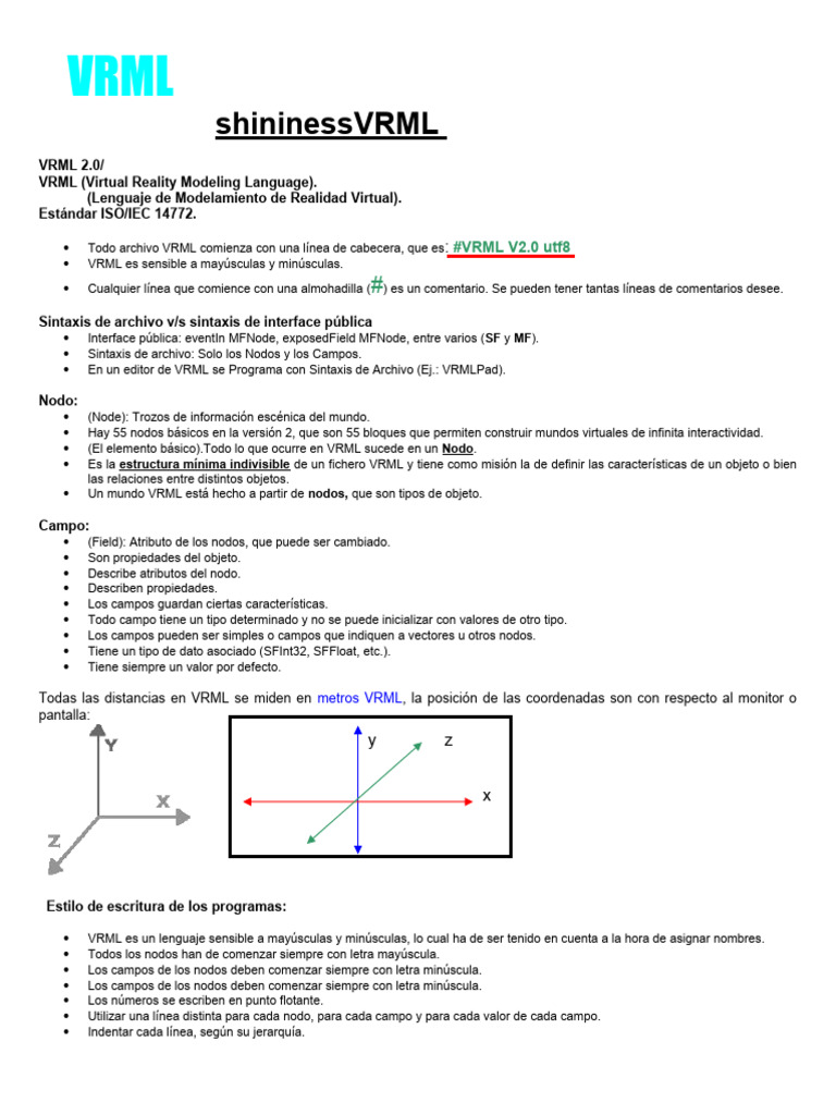 Recopilacion VRML 2.0librillo | PDF | Modelo de color Rgb | Píxel