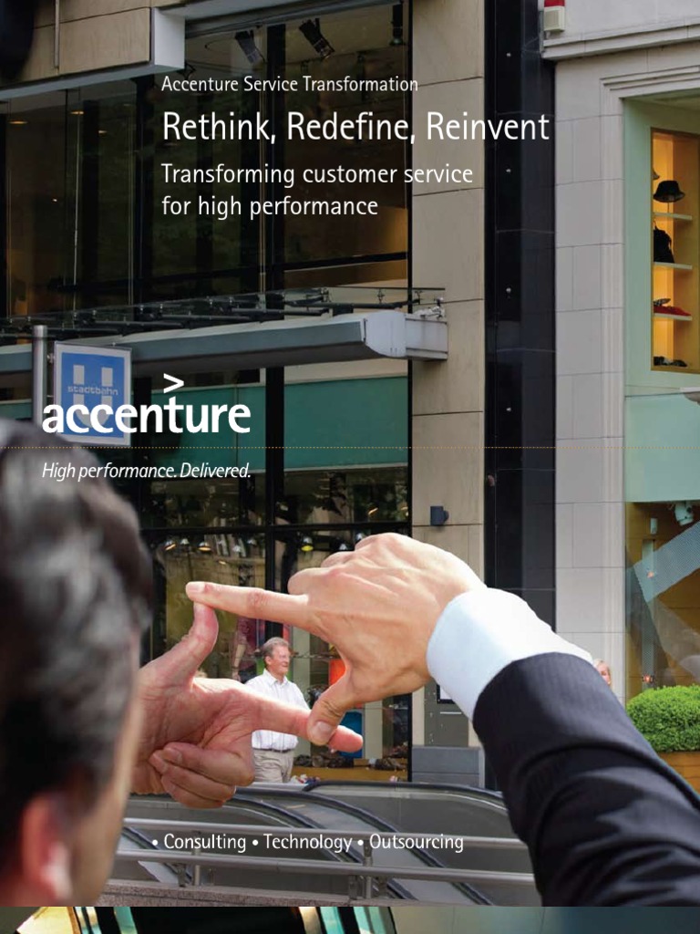 Accenture Service Transformation Rethink | Customer Experience ...