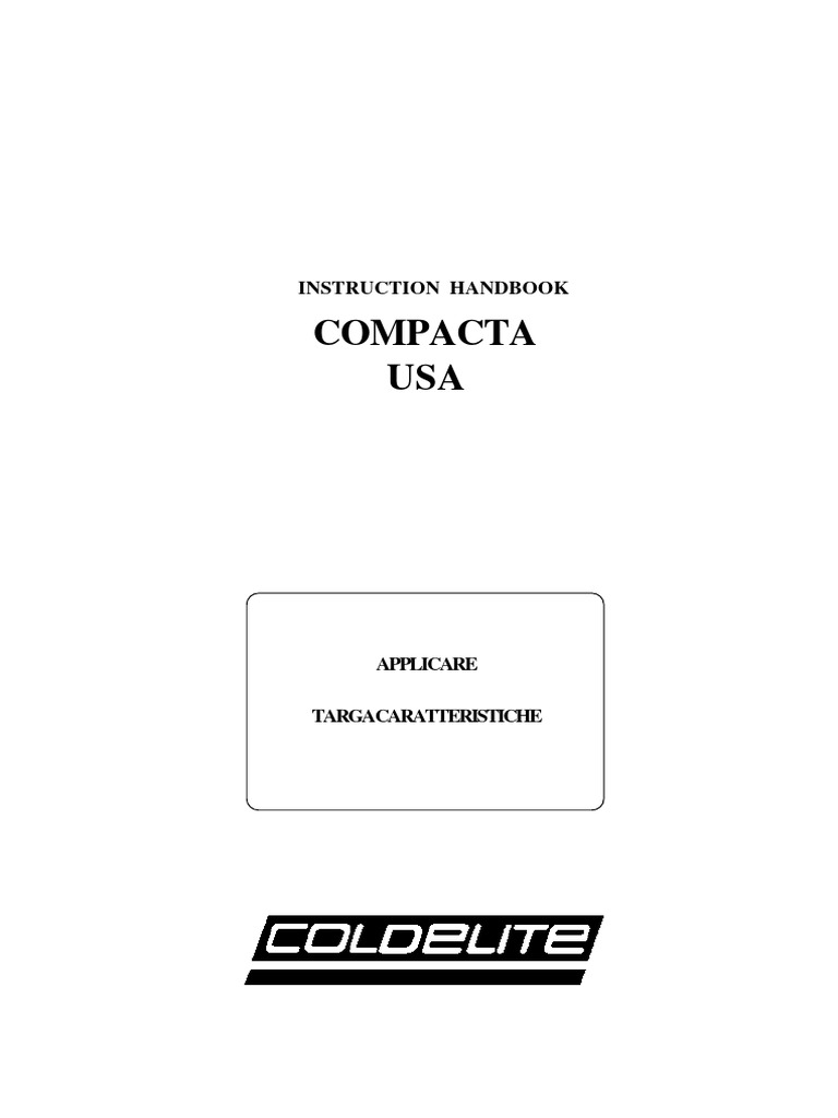 Compacta Series | PDF | Water | Pallet
