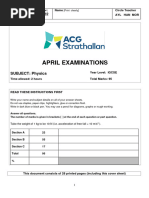 Regents Physics Unit Review Packet | PDF | Force | Waves