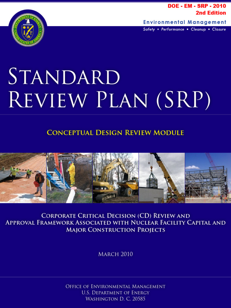 DOE Conceptual Design SRP | PDF | Systems Engineering | Risk Management