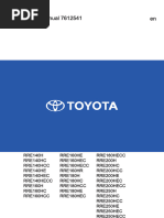 Toyota 8FBE10, 13, 15, 18, 20. Repair Manual | PDF