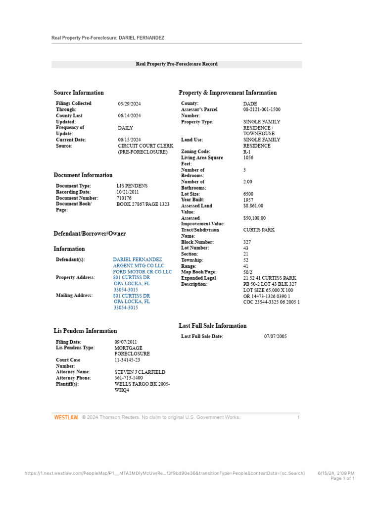 Documents Provided by Bryan Calvo Against Dariel Fernandez in Miami ...