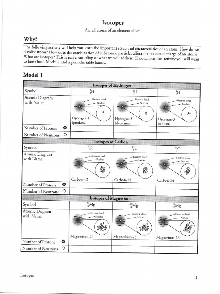 Isotopes 1 | PDF