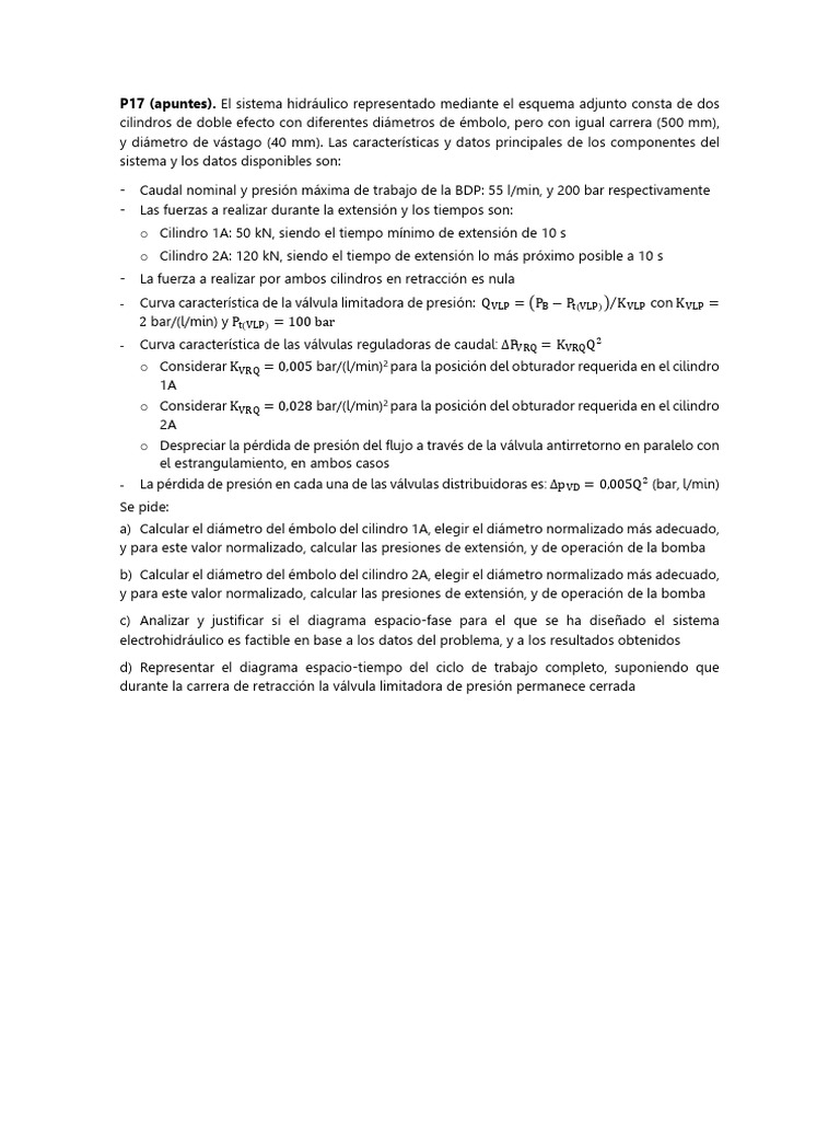 P17 Resuelto | PDF | Bomba | Ingeniería mecánica