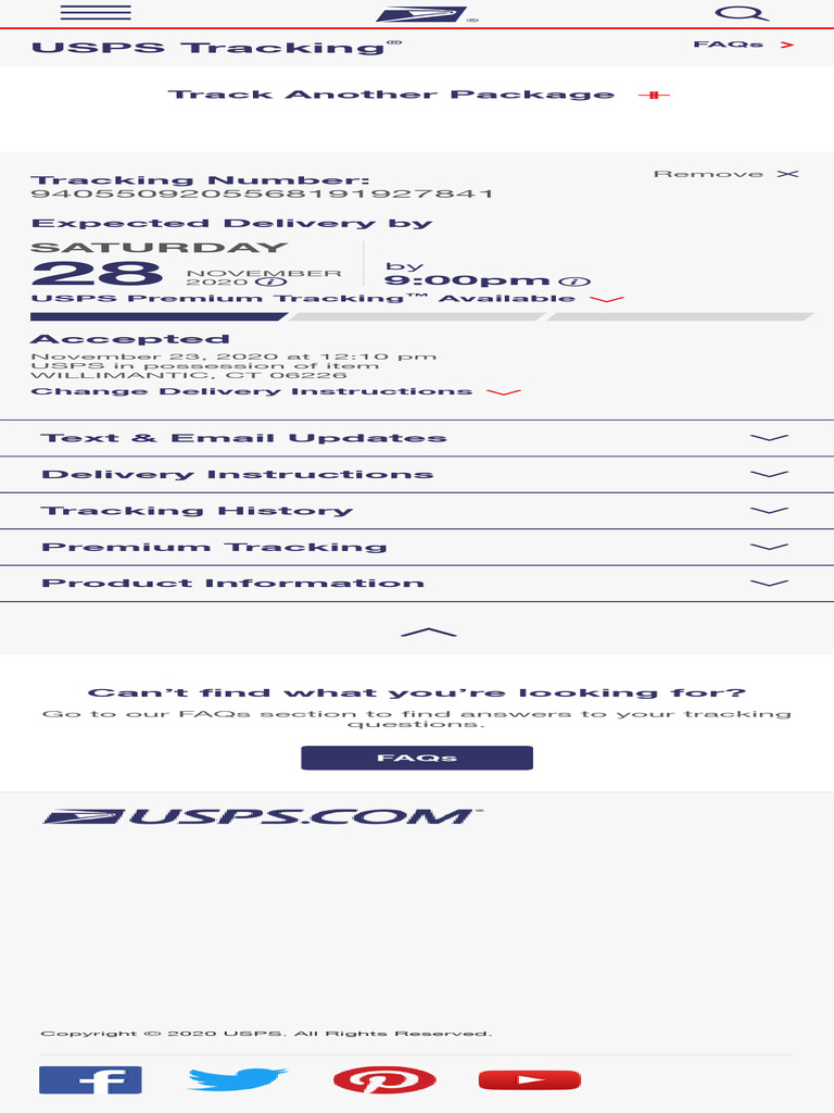 USPS Tracking® Results | PDF | United States Postal Service | Freight ...