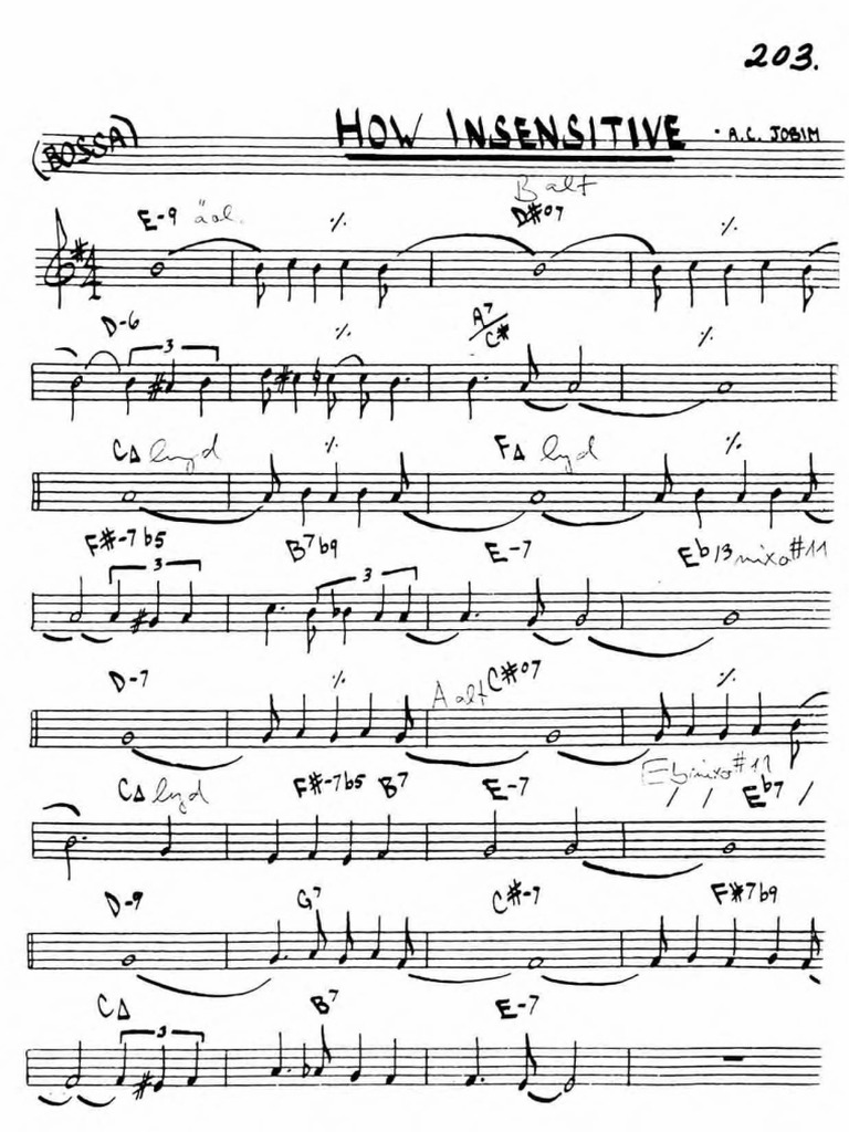 How Insensitive | PDF