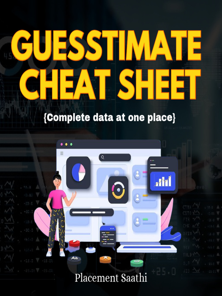 Guesstimate Cheat Sheet | PDF | Mumbai | Economies