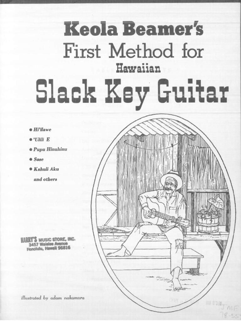 Keola Beamer - First Method For Hawaiian Slack Key Guitar | PDF
