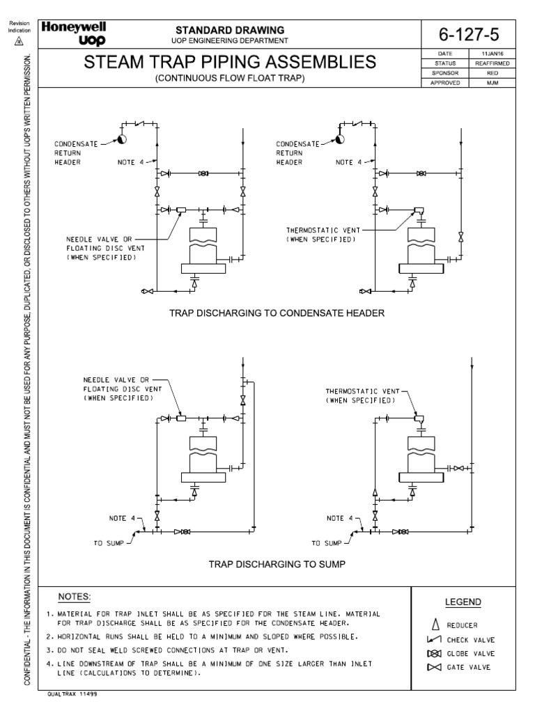 6-127-5 Steam Trap Piping Assemblies | PDF | Valve | Home Appliance