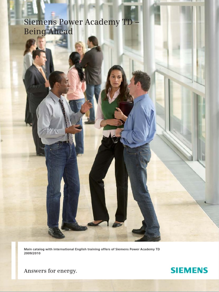 Training Program Siemens Power Academy - EN - 0910 | PDF