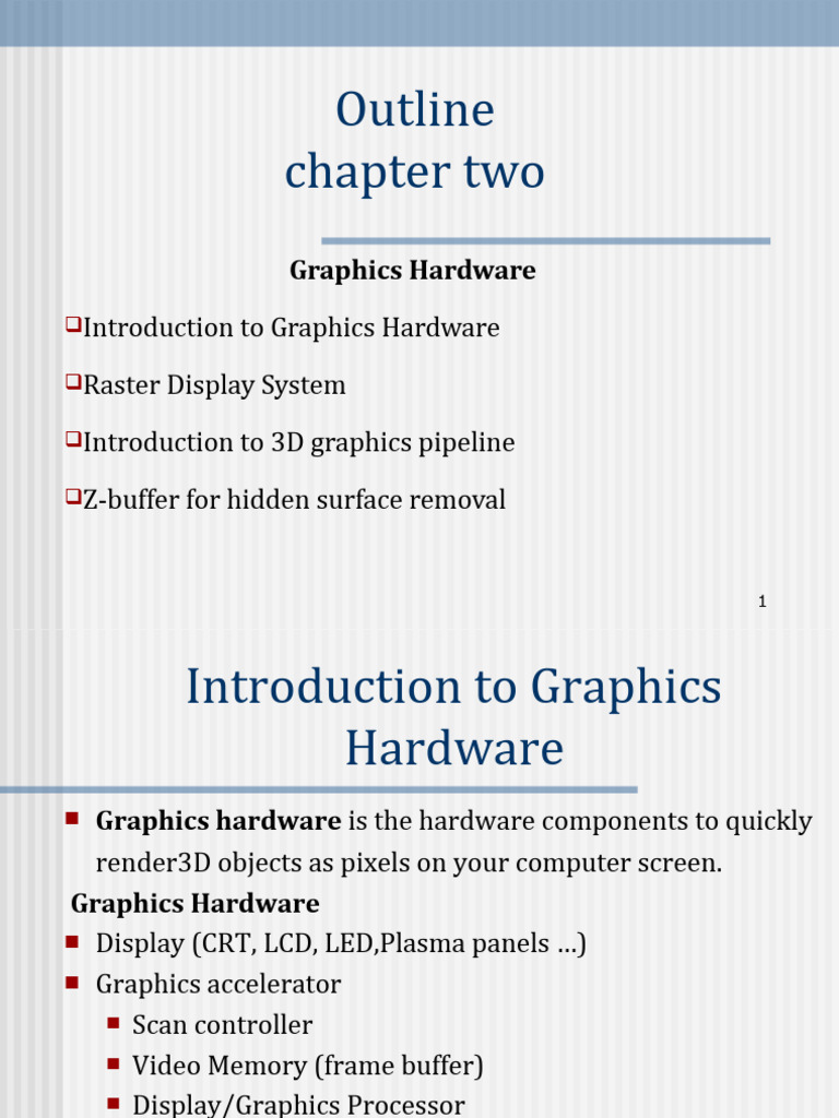chap2 | Download Free PDF | Computer Monitor | Computer Graphics