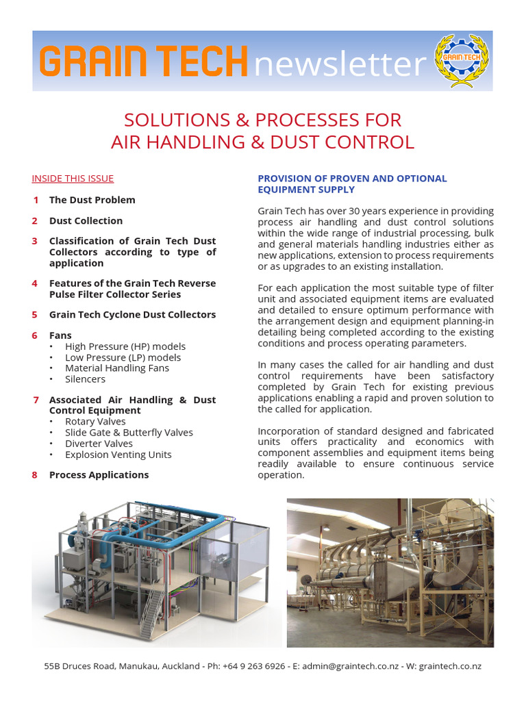 Grain Tech Newsletter - Solutions - Processes - For - Air - Handling ...