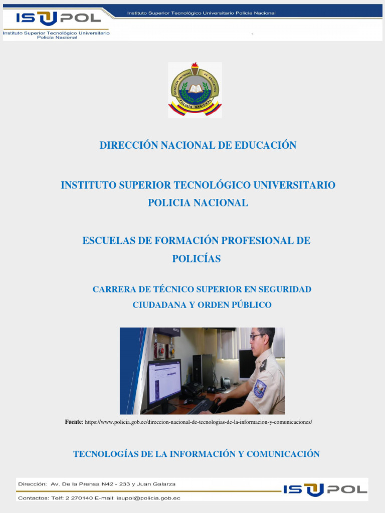 Clase 3. Tics | PDF | Policía | Información