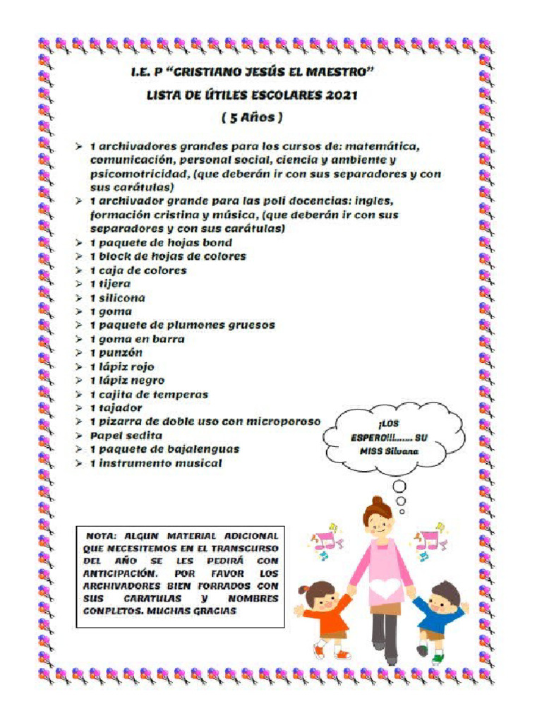 Utiles de Yona | PDF