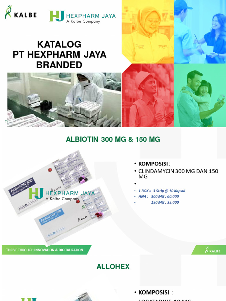 Katalog PT Hexpharm Jaya Branded | PDF | World Health Organization ...