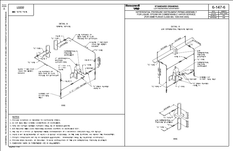 6-147-6 Differential Pressure Instrument Piping Assembly | PDF | Pipe ...