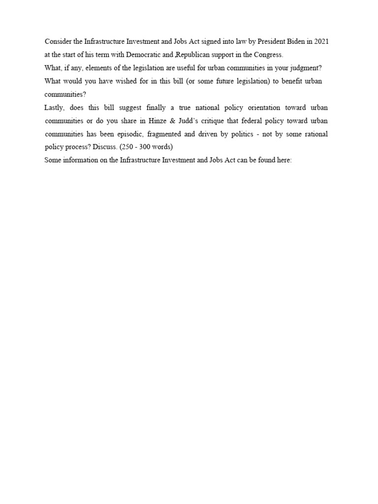 Consider The Infrastructure Investment and Jobs Act Signed Into Law by ... Consider The Infrastructure Investment and Jobs Act Signed Into Law by ...