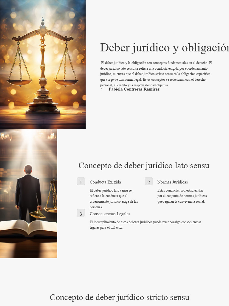 Deber Juridico y Obligacion | PDF | Daños y perjuicios | Justicia
