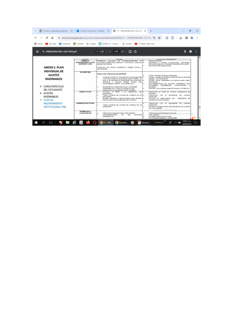 Ejemplo Anexo 3 | PDF
