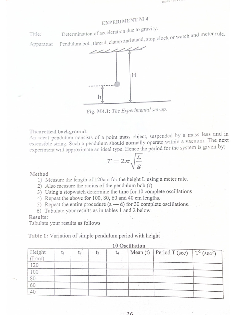 Experiment m4 | PDF