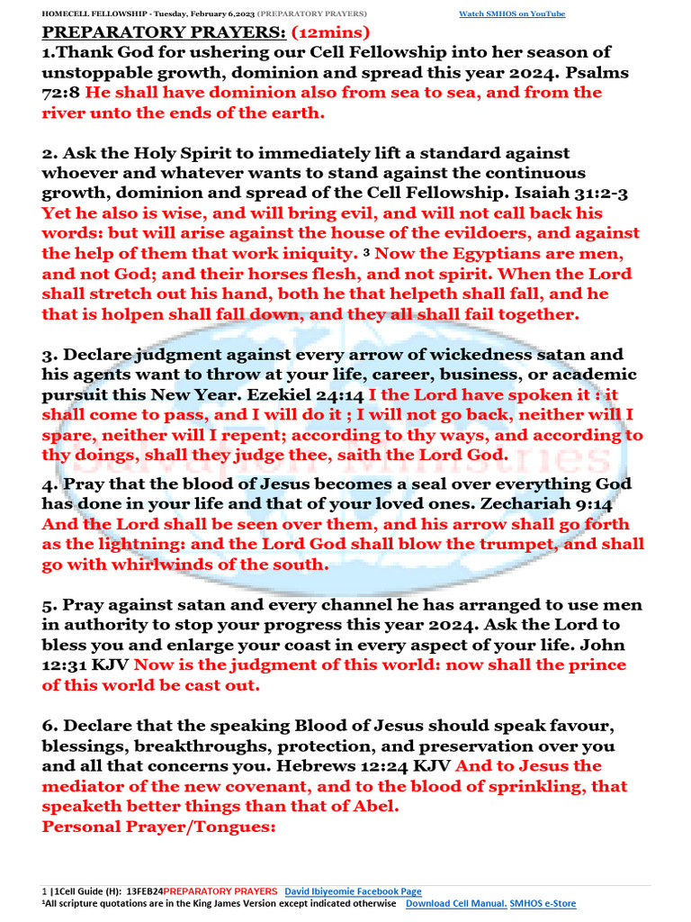 13-02-2024 Preparatory Prayers W Texts | PDF