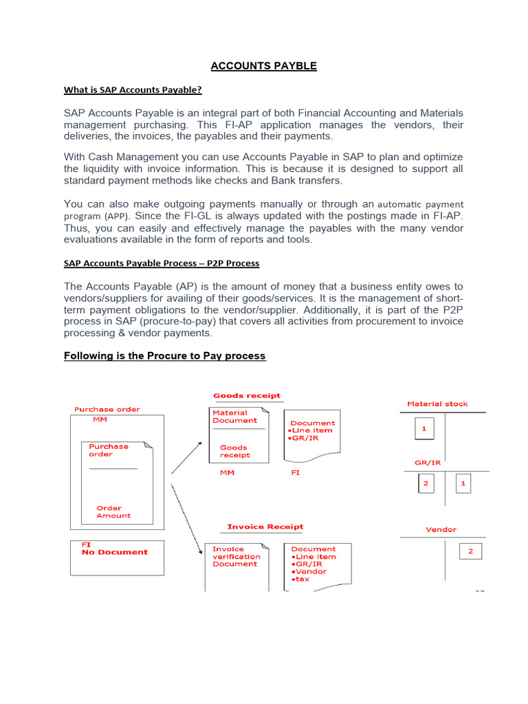 Vendor Master Configuration A100 | PDF | Accounts Payable | Receipt