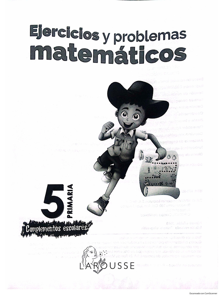 EJERCICIOS Y PROBLEMAS MATEMATICOS 5°.pdf Versión 1 | PDF