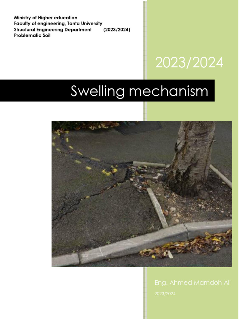 Problematic Soil - Swelling Mechanism | PDF | Lime (Material) | Soil