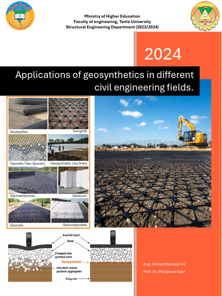 Applications of using geosynthetics in different civil engineering ...