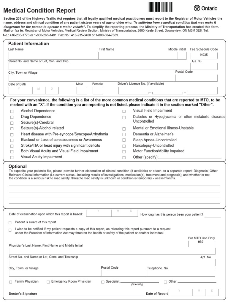 Medical Condition Report 2 | PDF | Physician | Medicine